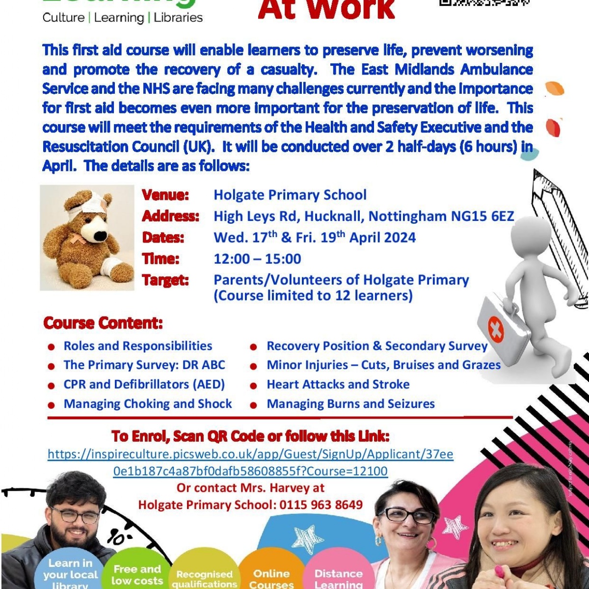 Holgate Primary and Nursery - Inspire Emergency First Aid Course